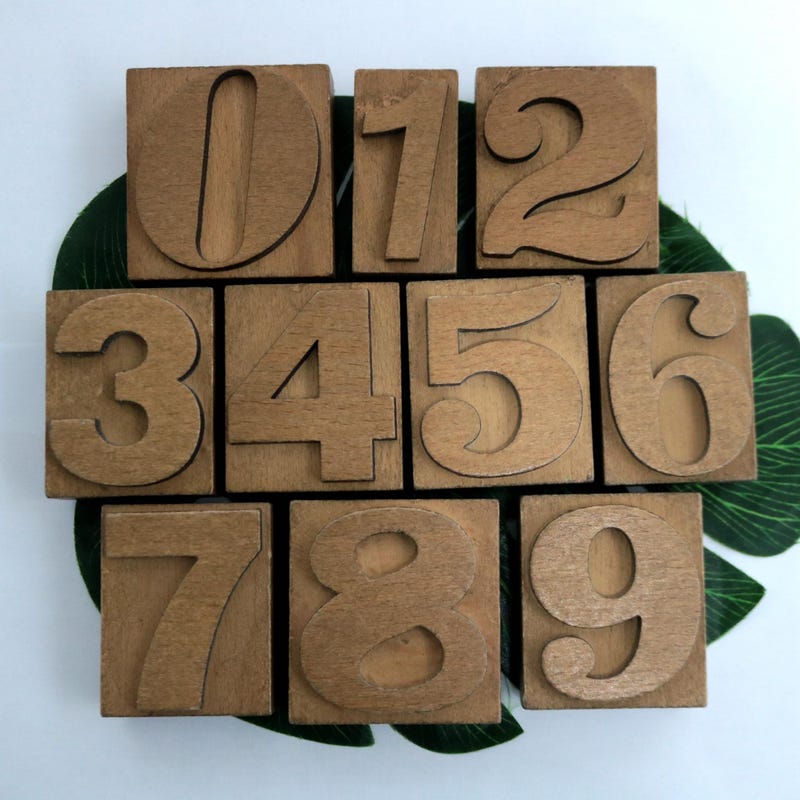 Vintage Numbering Stamps - Etsy