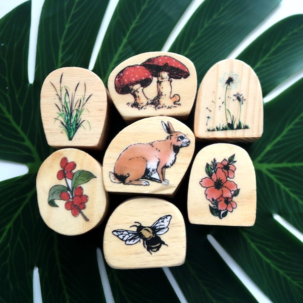 Forest Stamp - Etsy