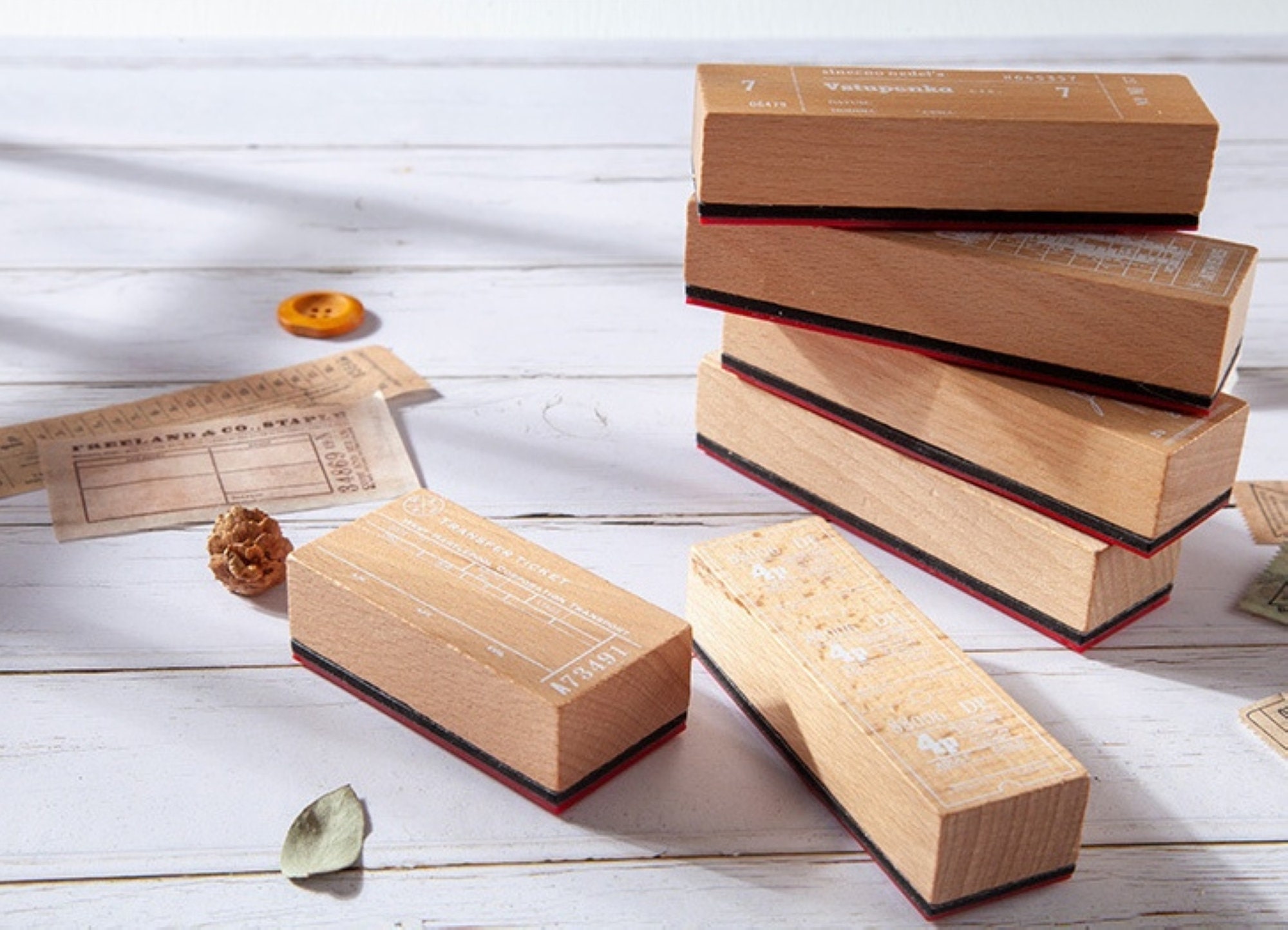 Travel Ticket Rubber Stamp For Filofax Planner Bullet Journal | Etsy