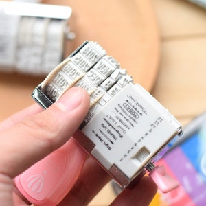 Roller Date Stamp,calendar Stamps With Decorative Pattern for Planner ...