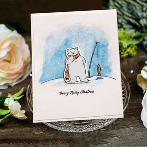 Winter Theme Stamps and Cutters Set for Kids Christmas Card Making ...