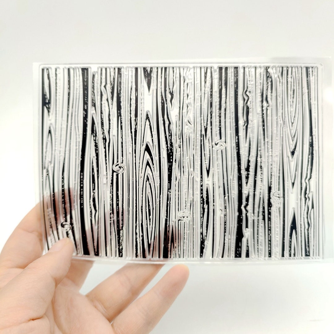 Large Background Stamp Wood Texture Design Card Making Tool Decrating ...