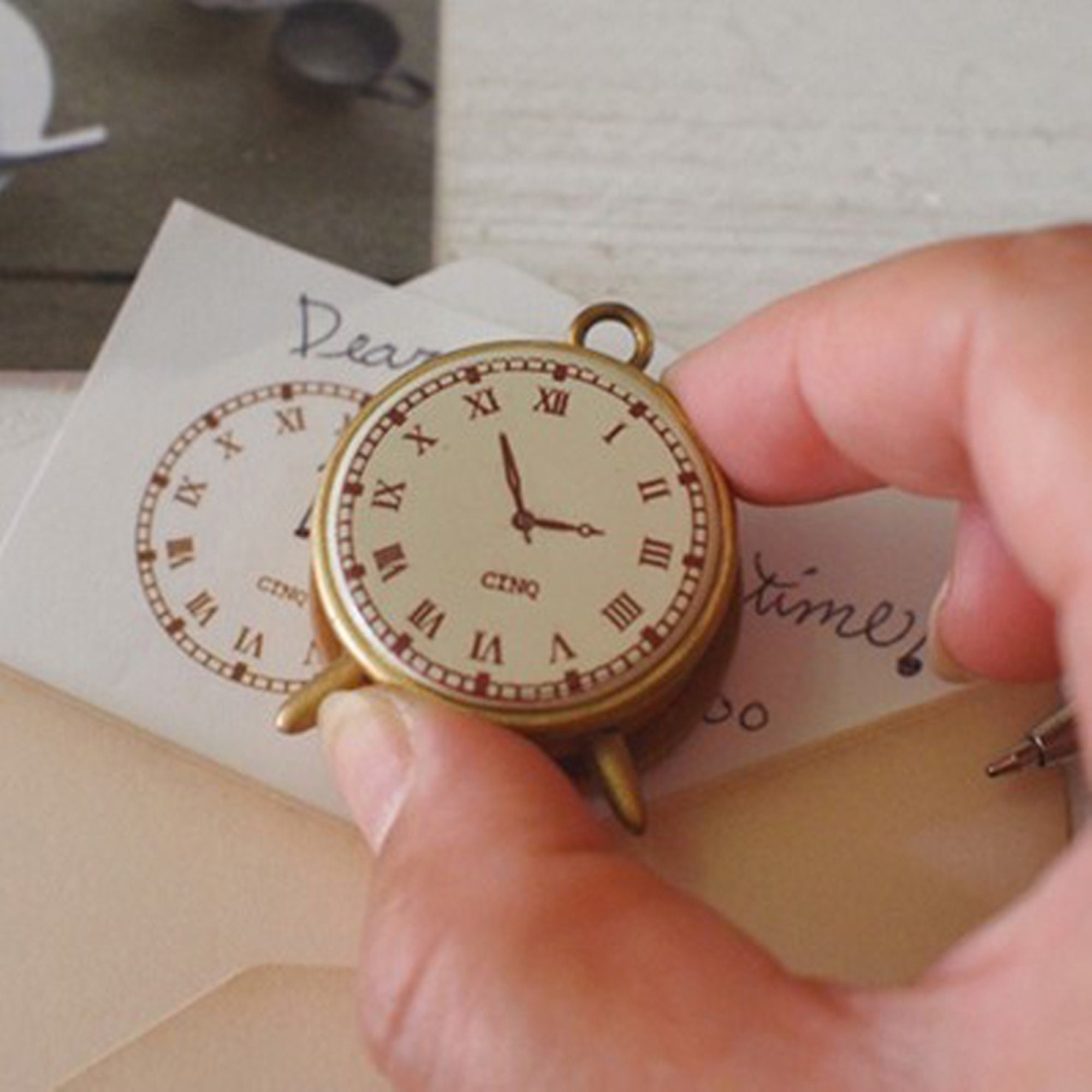 Cute Mini Clock Stamp for Planner Diary Journal Decoration - Etsy