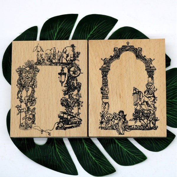 Frame Rubber Stamp - Etsy