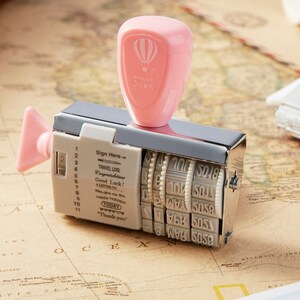 Roller Date Stamp,calendar Stamps With Decorative Pattern for Planner ...
