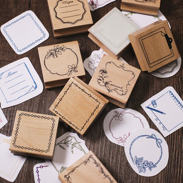 Rubber Stamp Picture Frame - Etsy