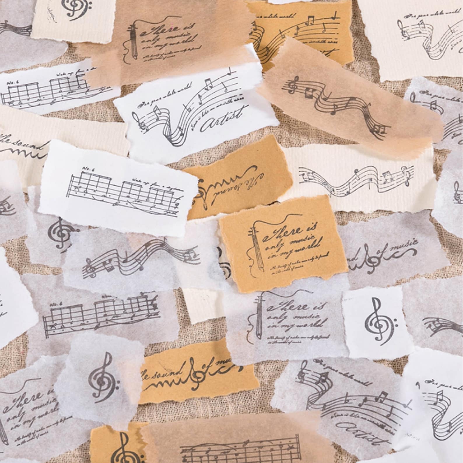 Musical Note Stamp Wood Rubber Stamp for Journal Diary Plannr - Etsy