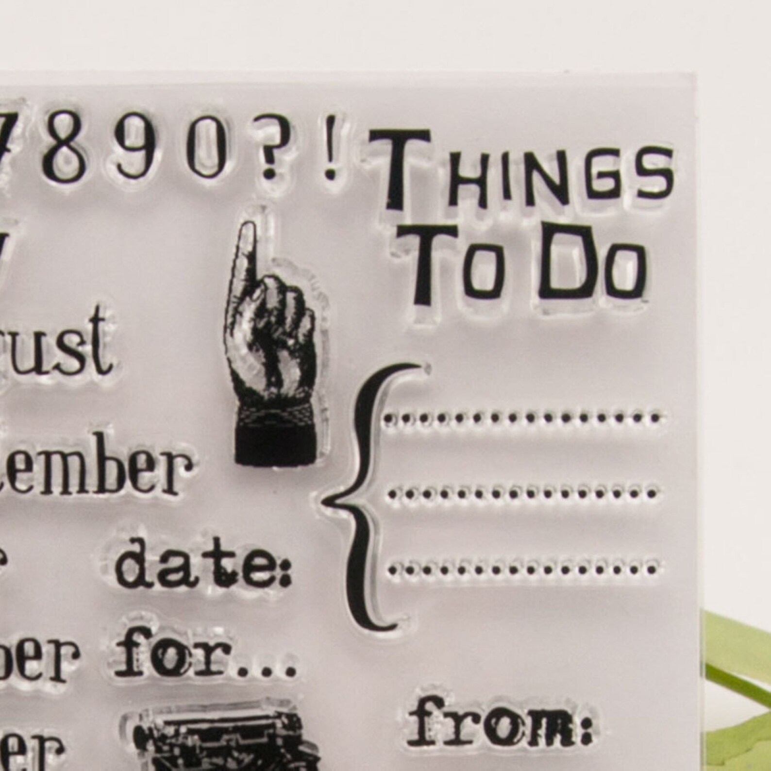 Clear Planner Stamp Week Month Numbers Diary Notebook Journal - Etsy