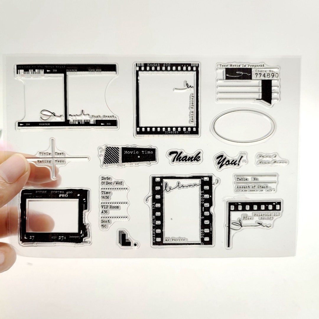 Film Stamp Set for Card Making Scrapbooking Decorative - Etsy