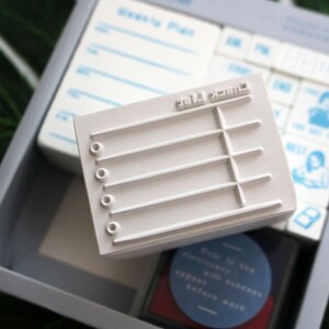 14pcs Daily Planner Rubber Stamp Set, Schedule Diary Planner Stamp ...