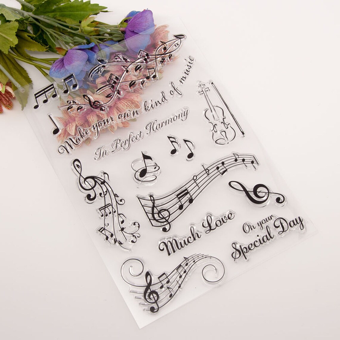 Music Notes Stamps for Albumb Journal Diary Decoration - Etsy