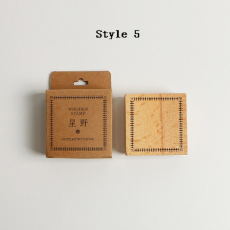 Retro Frame Stamp Message Board Card Makingdiary - Etsy