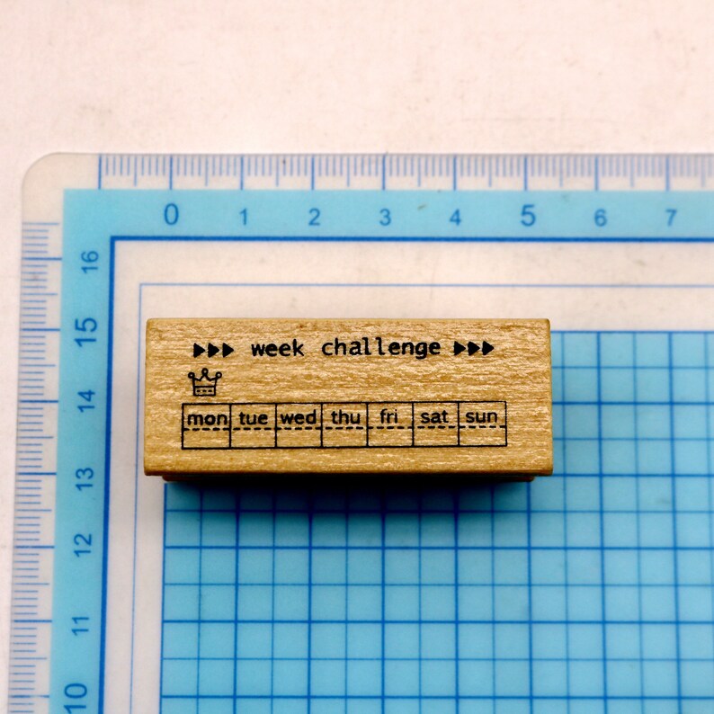 Planner Stamps: Weekly, Weather, Emoticon - Wooden Rubber Stamps - Etsy
