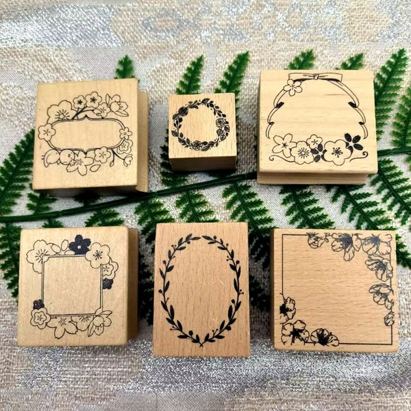Border Rubber Stamp - Etsy