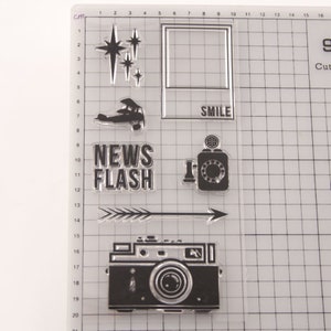 Vintage Rubber Stamp Set for DIY Craft Scrapbook Art Journal Planner ...