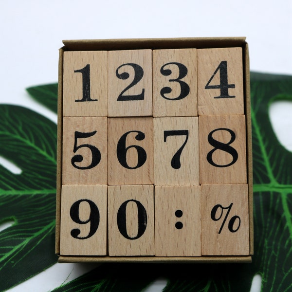 Number Stamps - Etsy