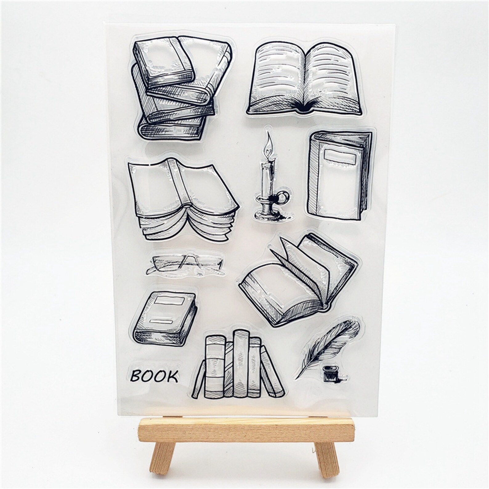 Clear Books Stamps Set for Journaling Planning Scrapbooking - Etsy