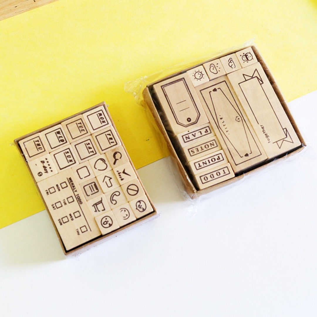 Day Planner Stamp Set Weather Stamp Weekly Planner Stamps - Etsy