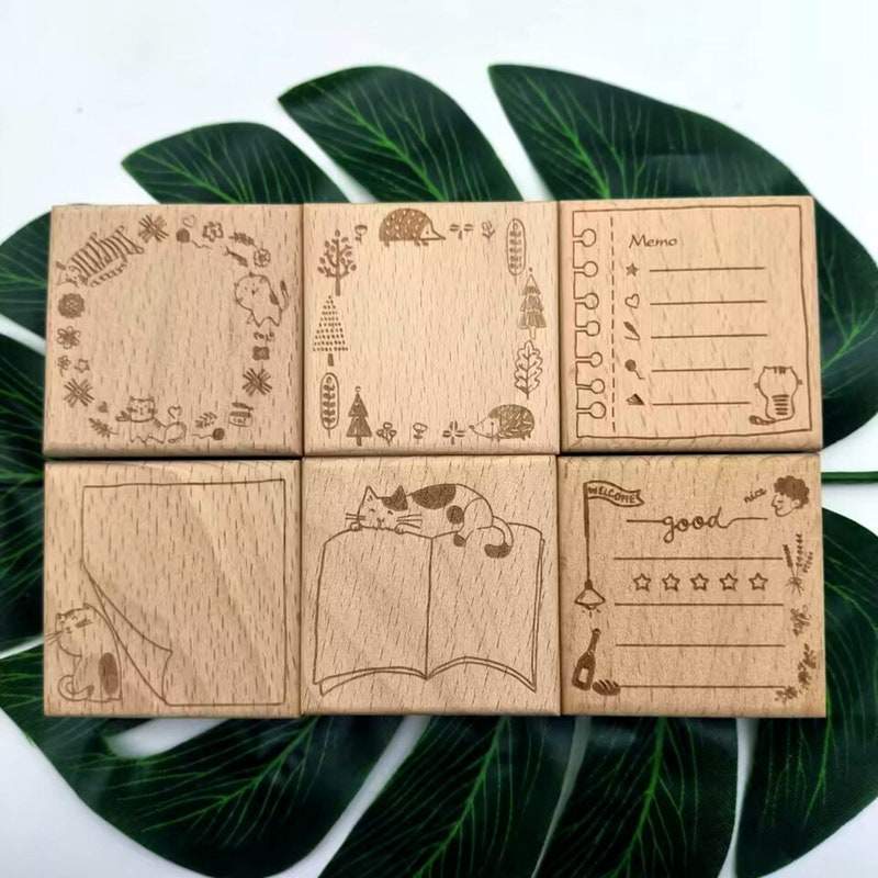 Message Rubber Stamp - Etsy