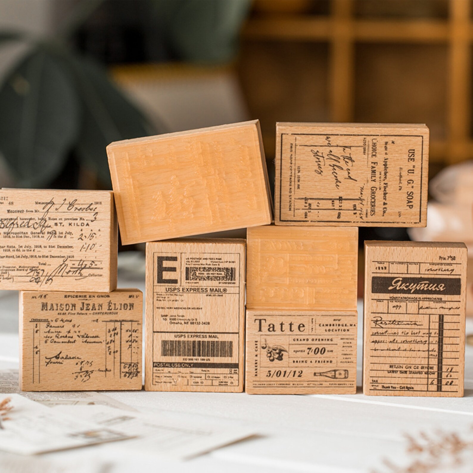 Vintage Ticket Wood Rubber Stamp for Album Scrapbooking Bullet - Etsy