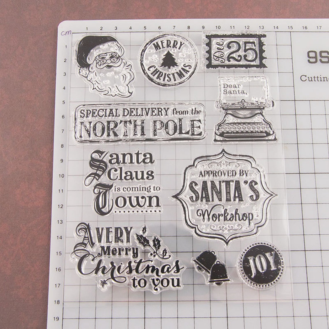 Merry Christmas Postmark Stamps Seal Stamps for Card Making - Etsy