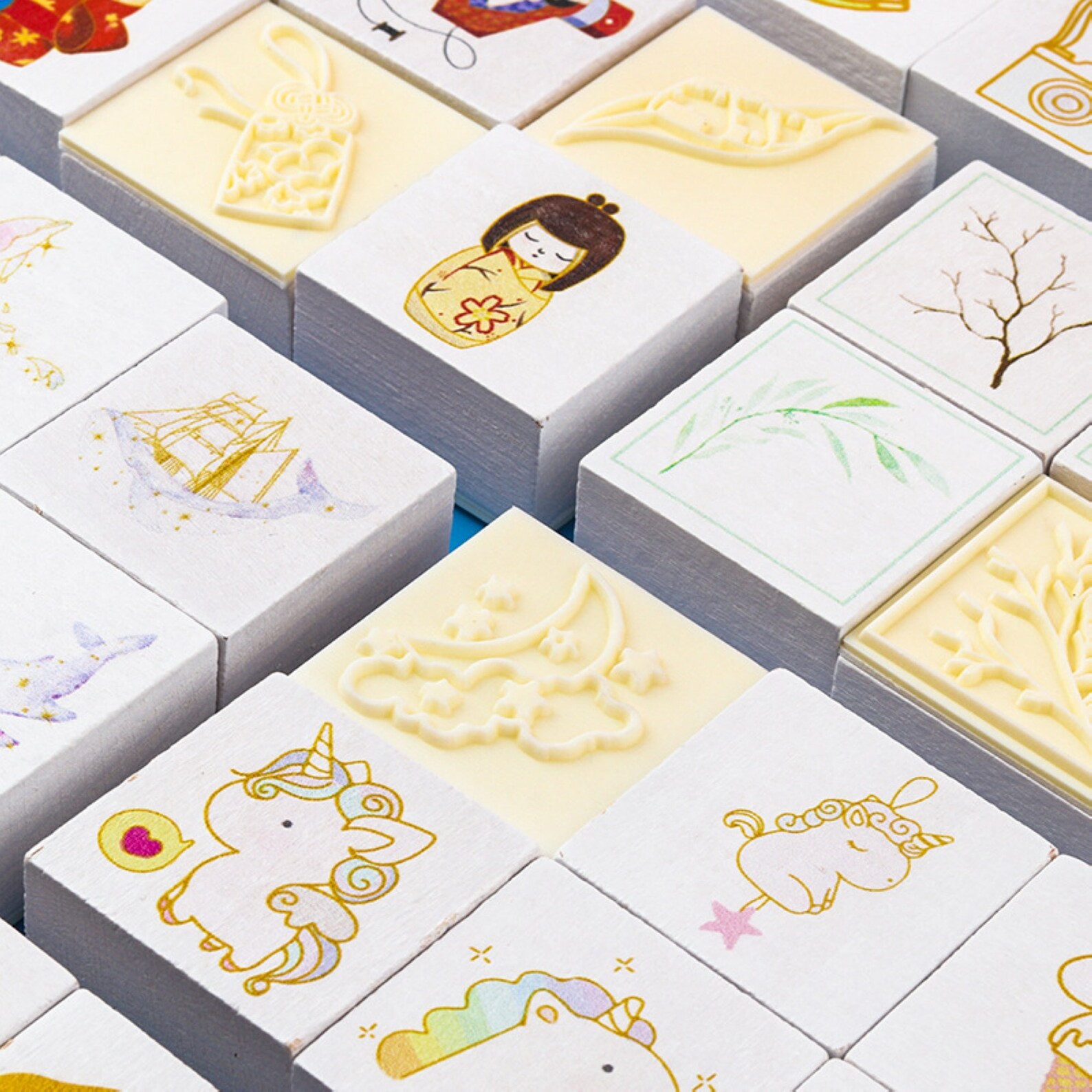 Cute Stamp Set of 6pcs for Scrapbooking Diary Filofax Journal | Etsy