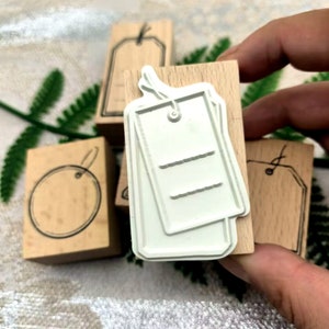 5 Style Labeling Stamp Frame Border Stamp for Card Making Label Planner ...