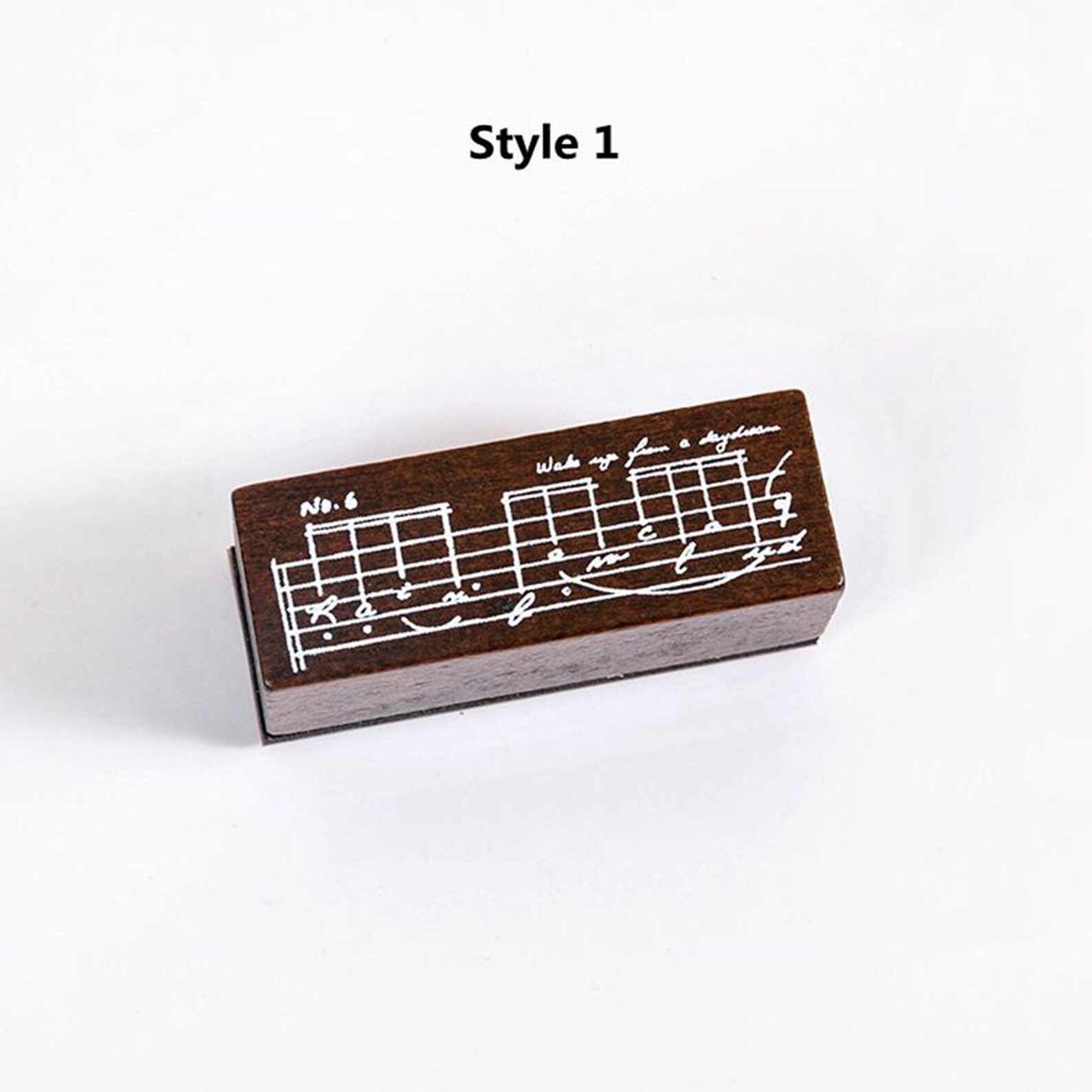 Musical Note Stamp Wood Rubber Stamp for Journal Diary Plannr - Etsy