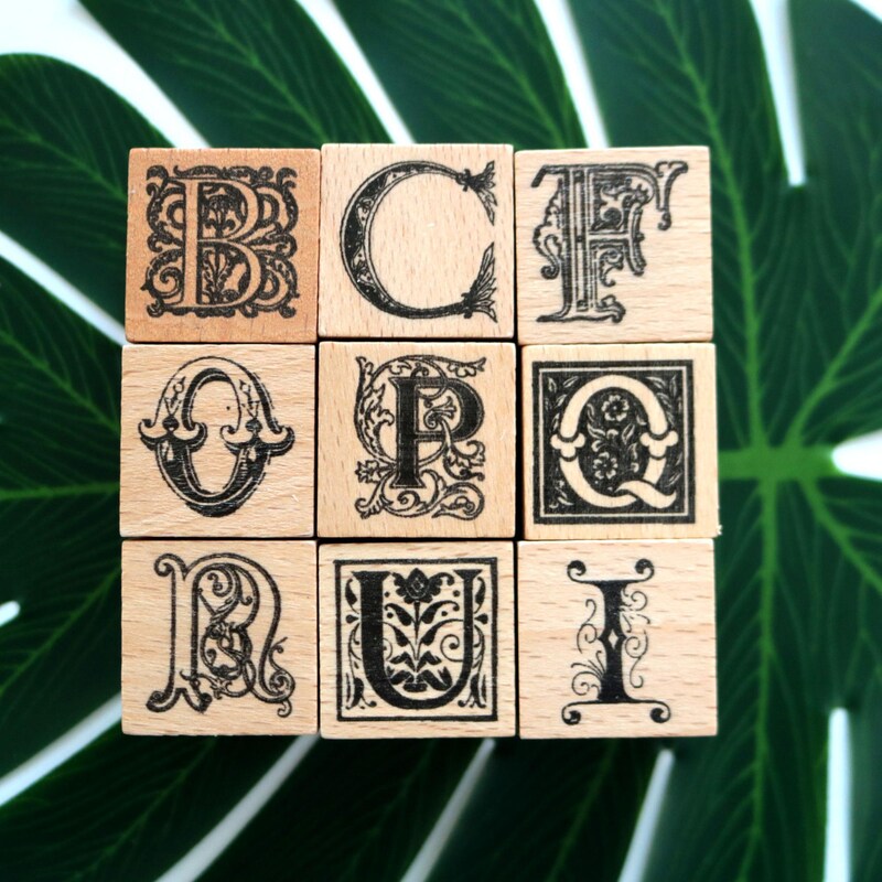 Cursive Alphabet Stamps - Etsy