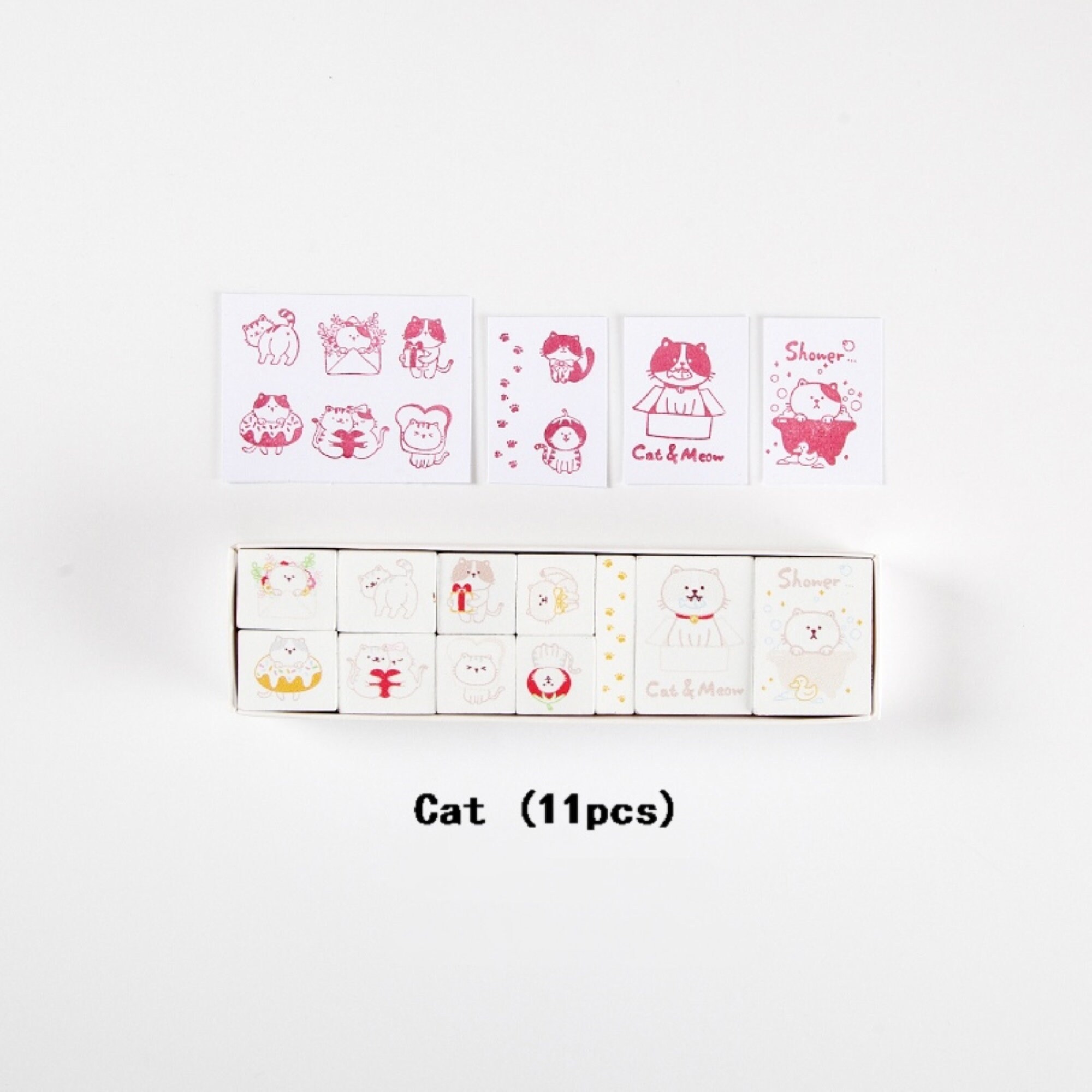 Cute Animals Stamp Set for Scrapbooking Card Makingjournal | Etsy