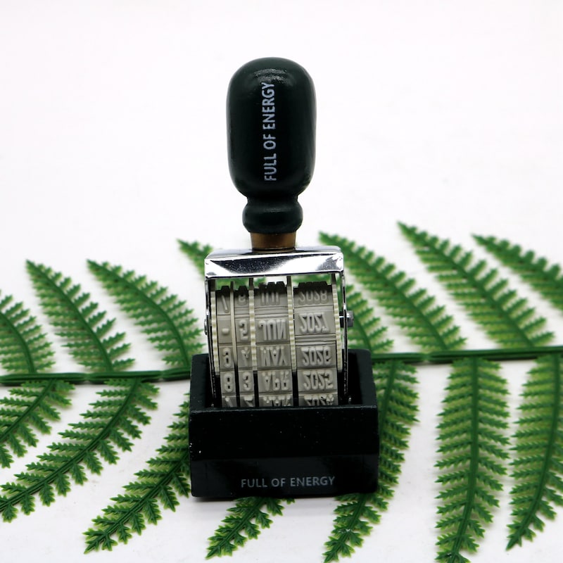 Roller Date Stamp - Etsy