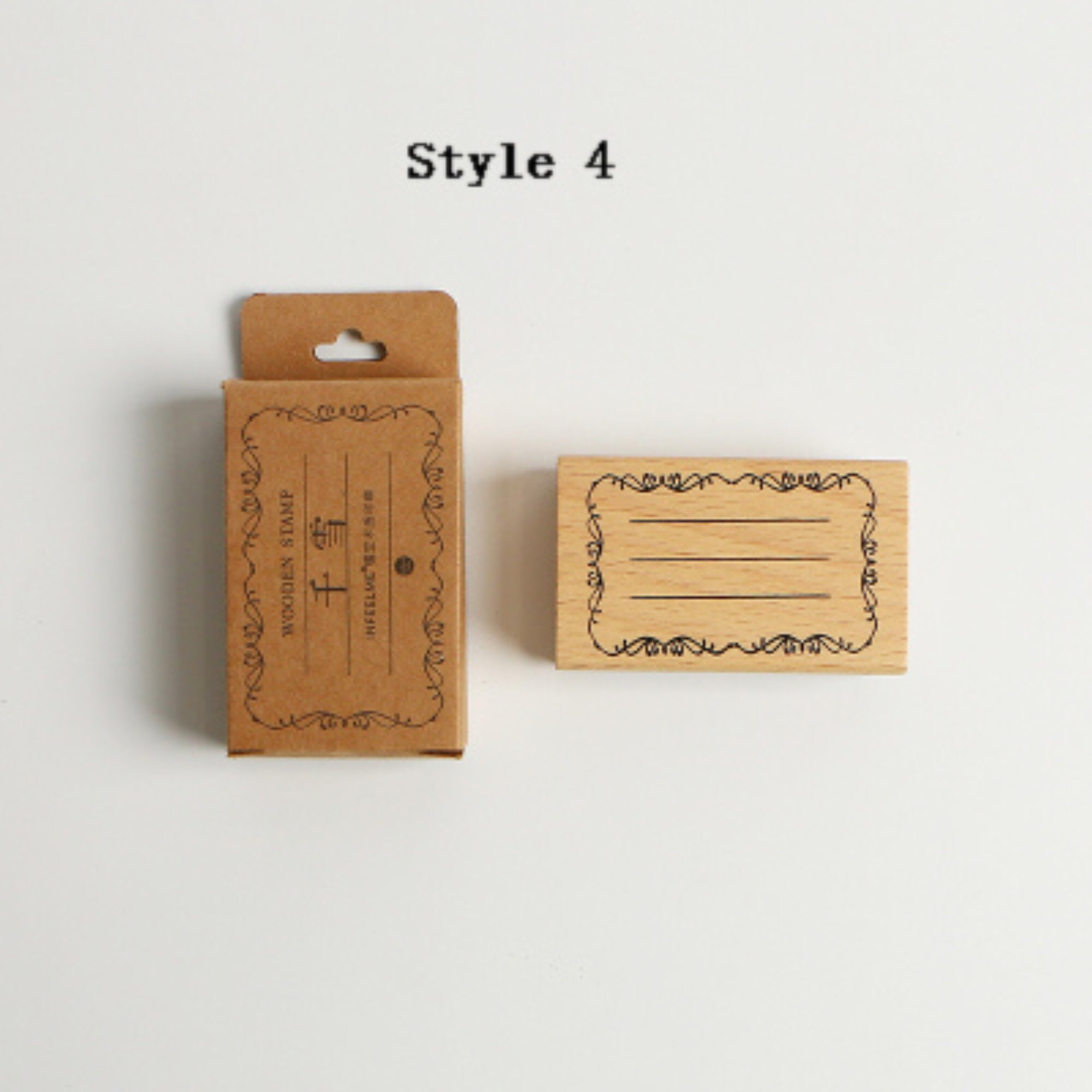 Retro Frame Stamp Message Board Card Makingdiary - Etsy