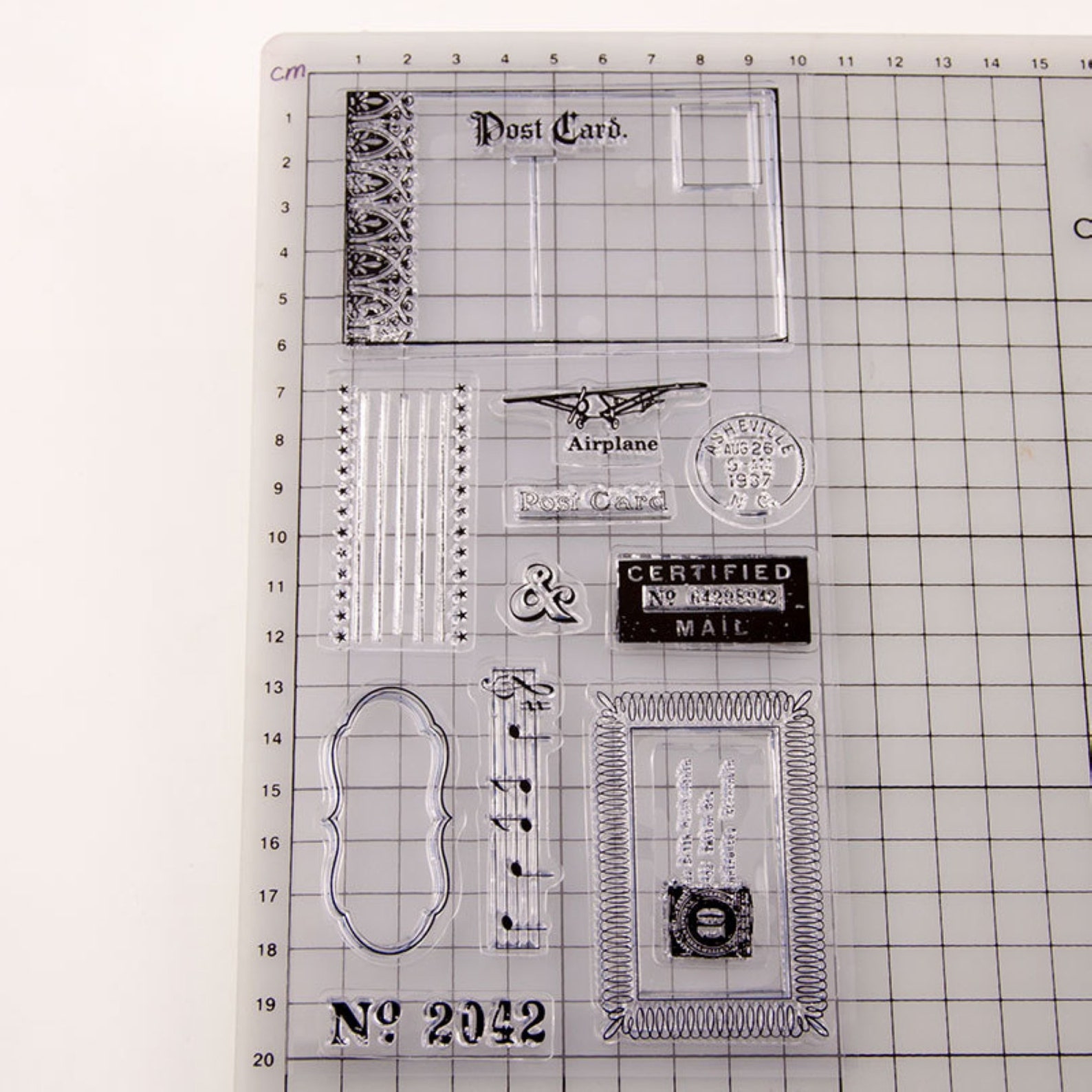 Clear Border Frame Stamp Set Travel Planner Stamps Journal | Etsy