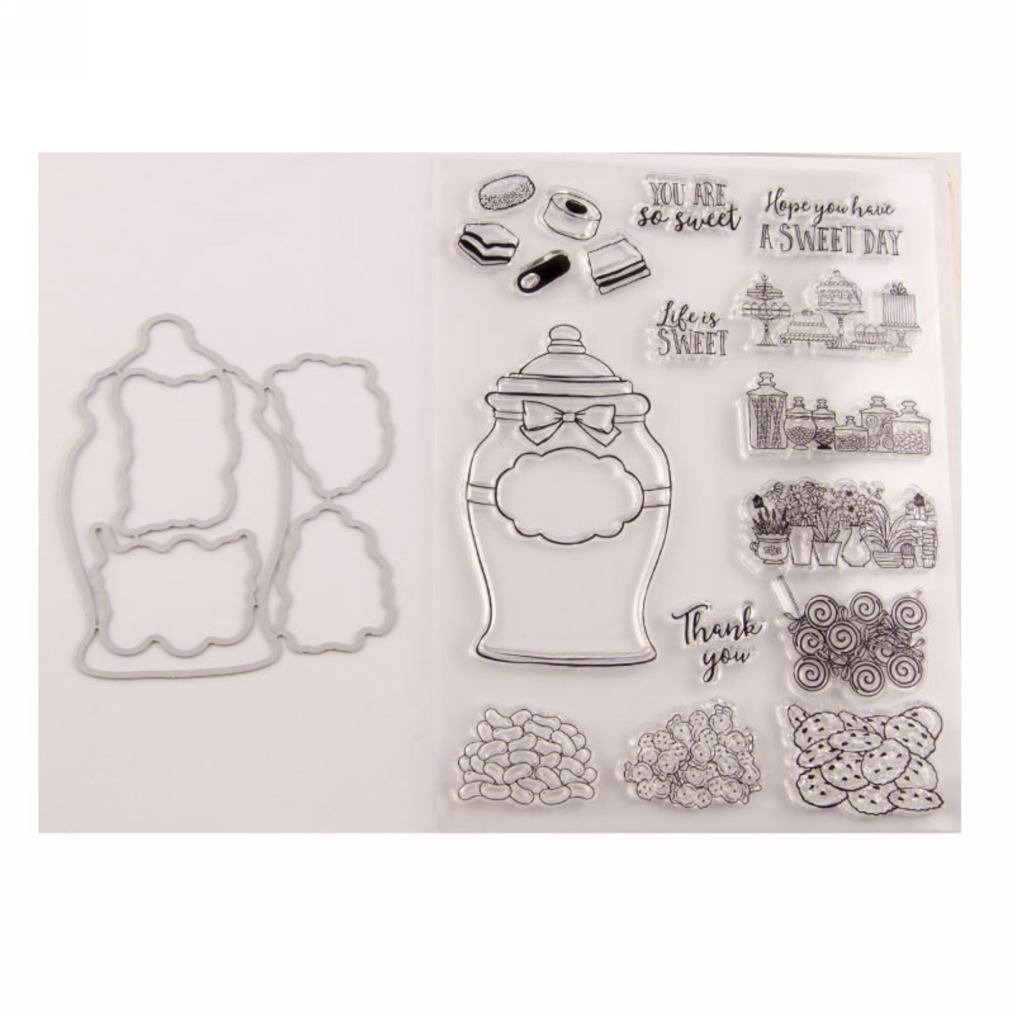 Clear Stamps and Dies for Eastercard Making Candy Stamp | Etsy