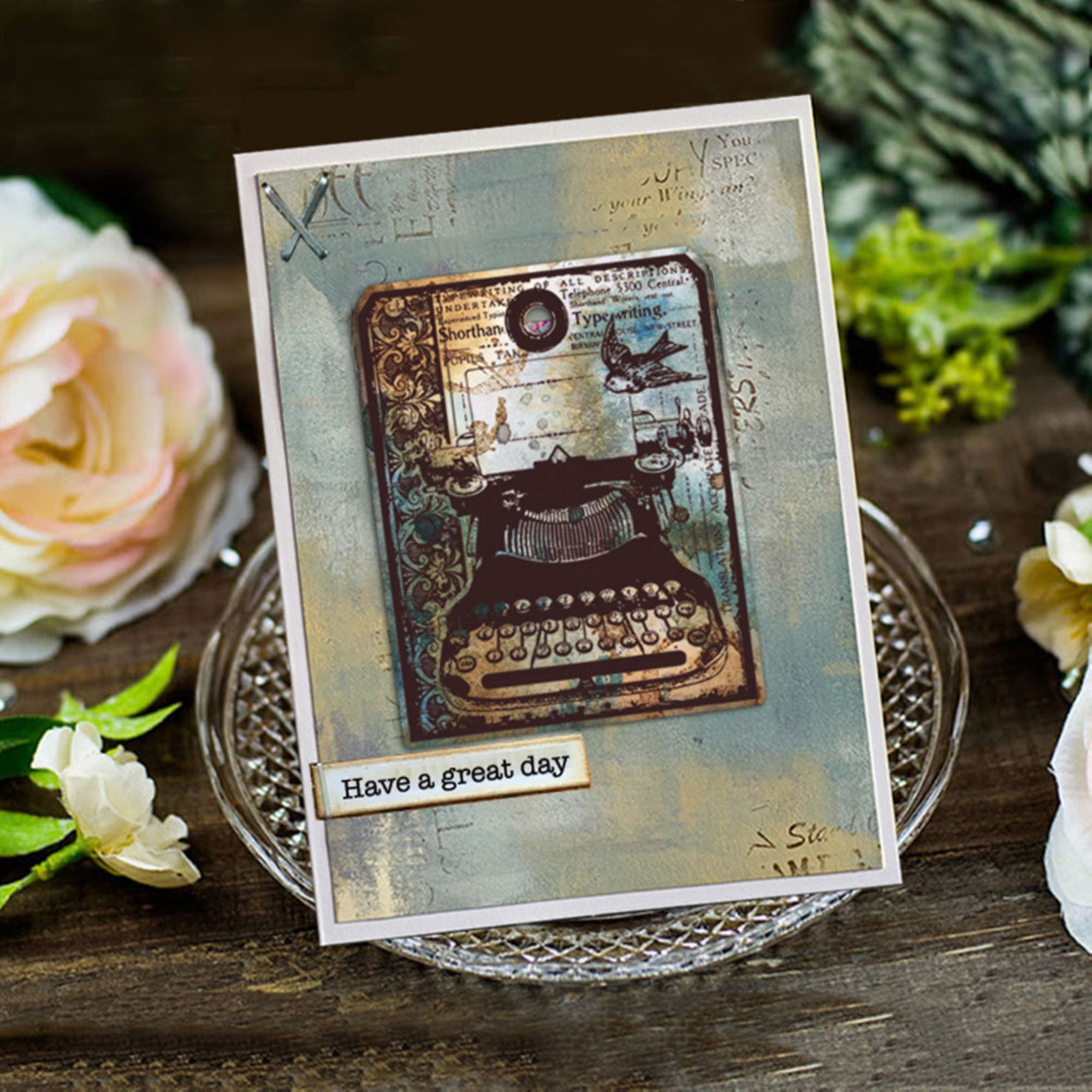 Retro Large Background Stamps Set for Scparbooking Paper - Etsy