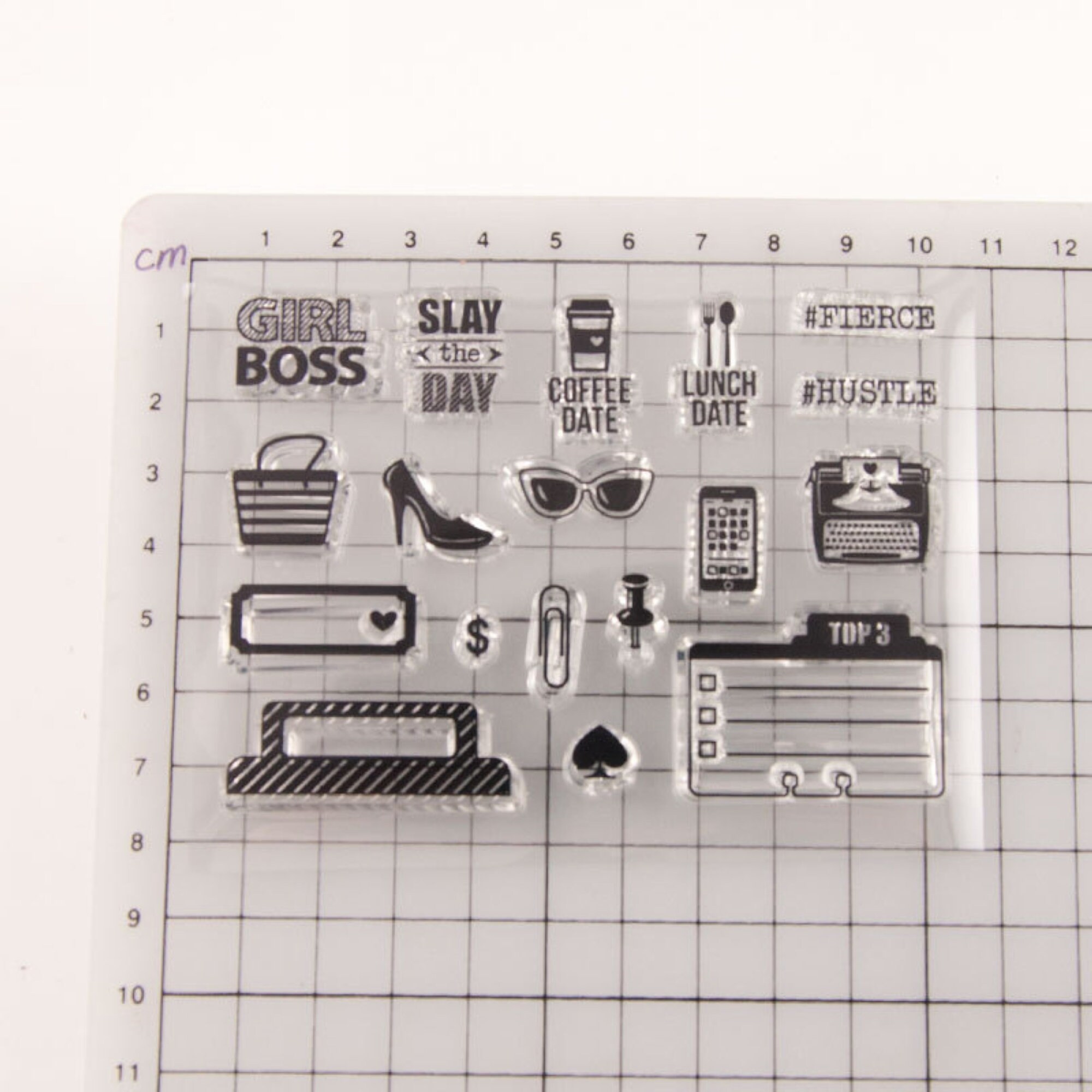 Clear Diary Planner Stamps Set Art Journal Scrapbook - Etsy