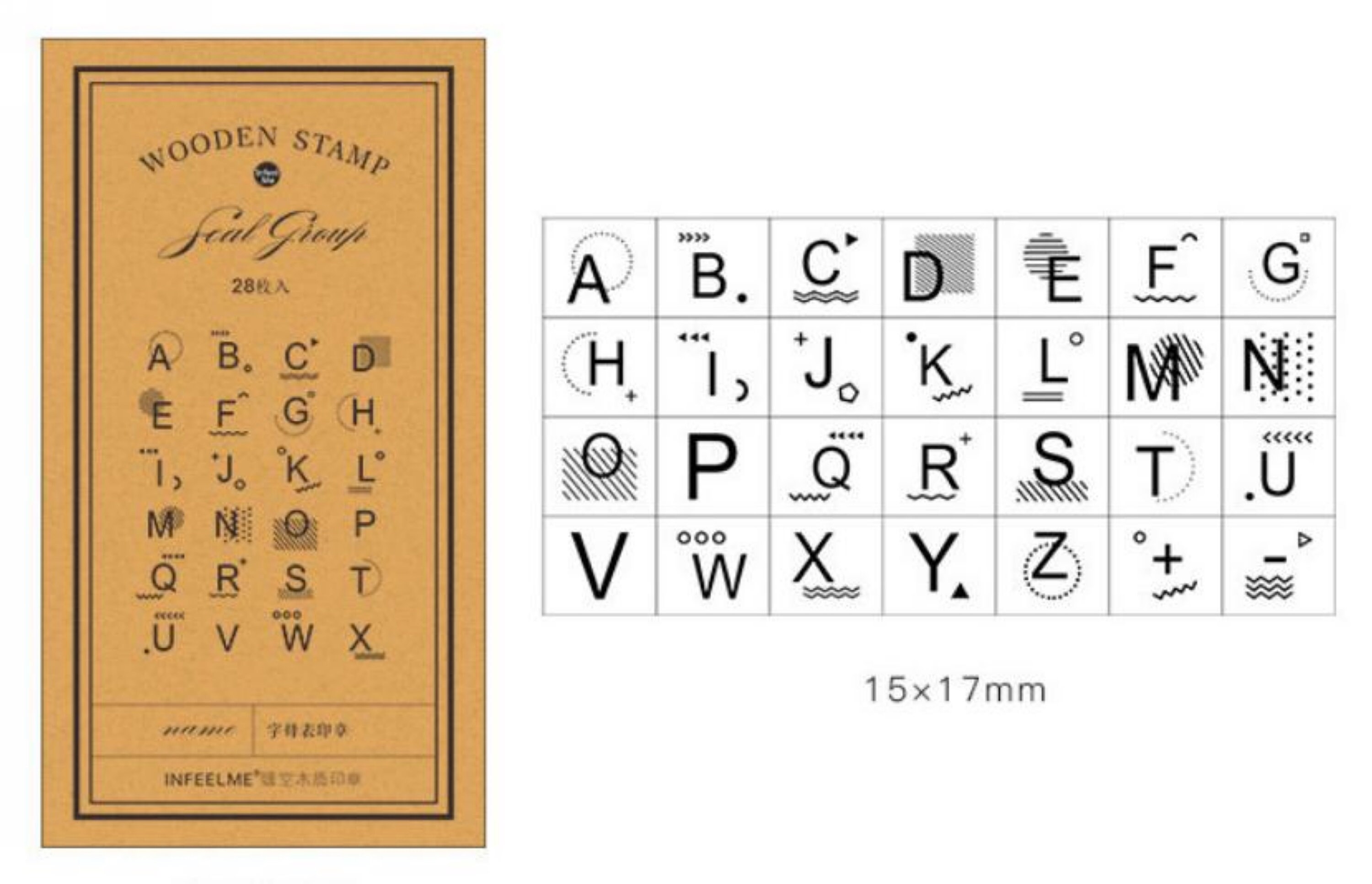 Alphabet Stamp Set Letter Rubber Stamps Bullet Journal Diary - Etsy UK