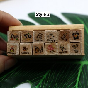 DIY Diary Planner Stamp Set Mini Day Planner Stamps Weekly Planner ...