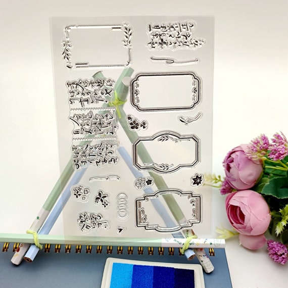 Pretty Frame Stamps Set Border Stamps for Tags Labels Making - Etsy
