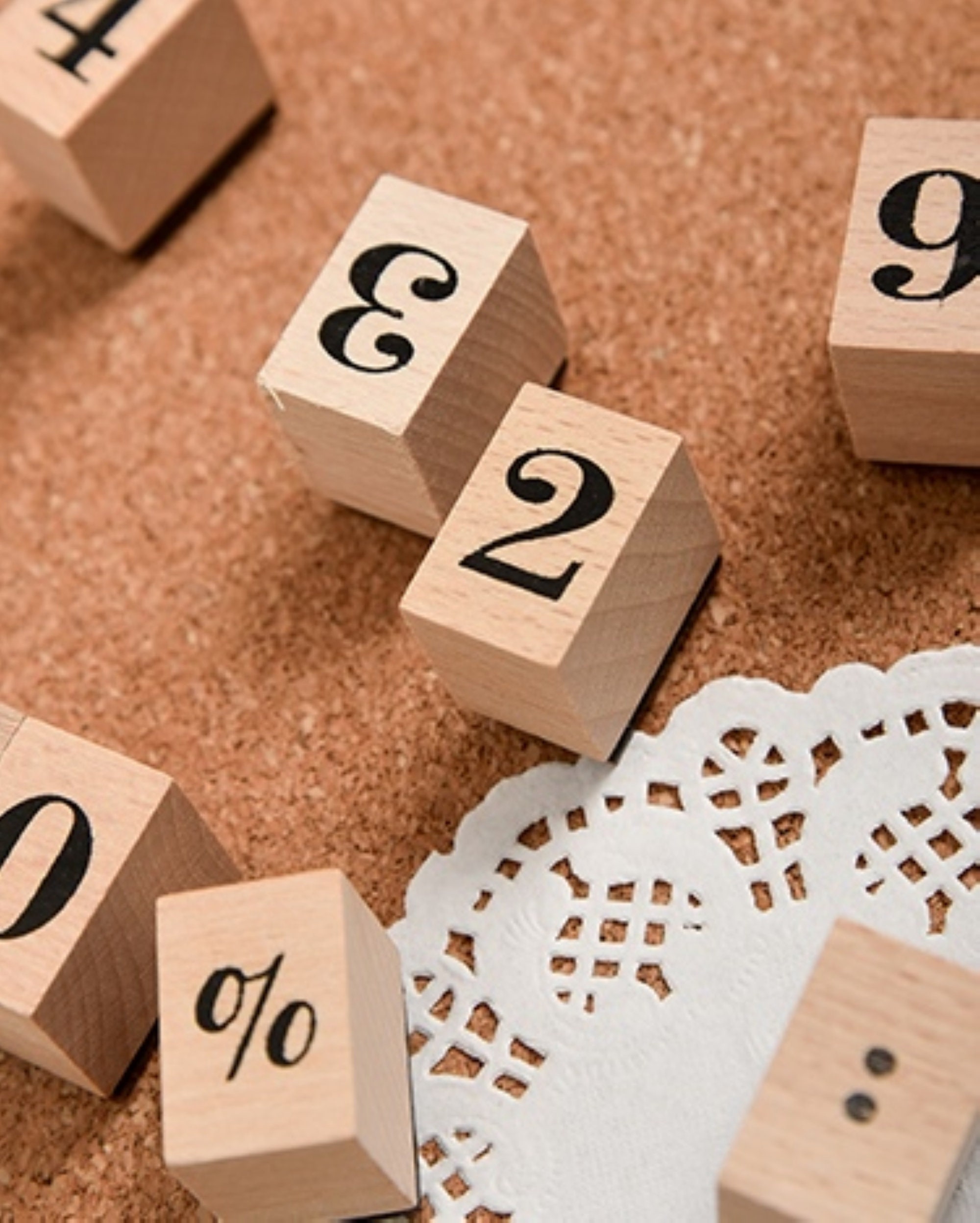 Number Stamp Set for Planner Diary Clay Paper Decoration 12pcs - Etsy