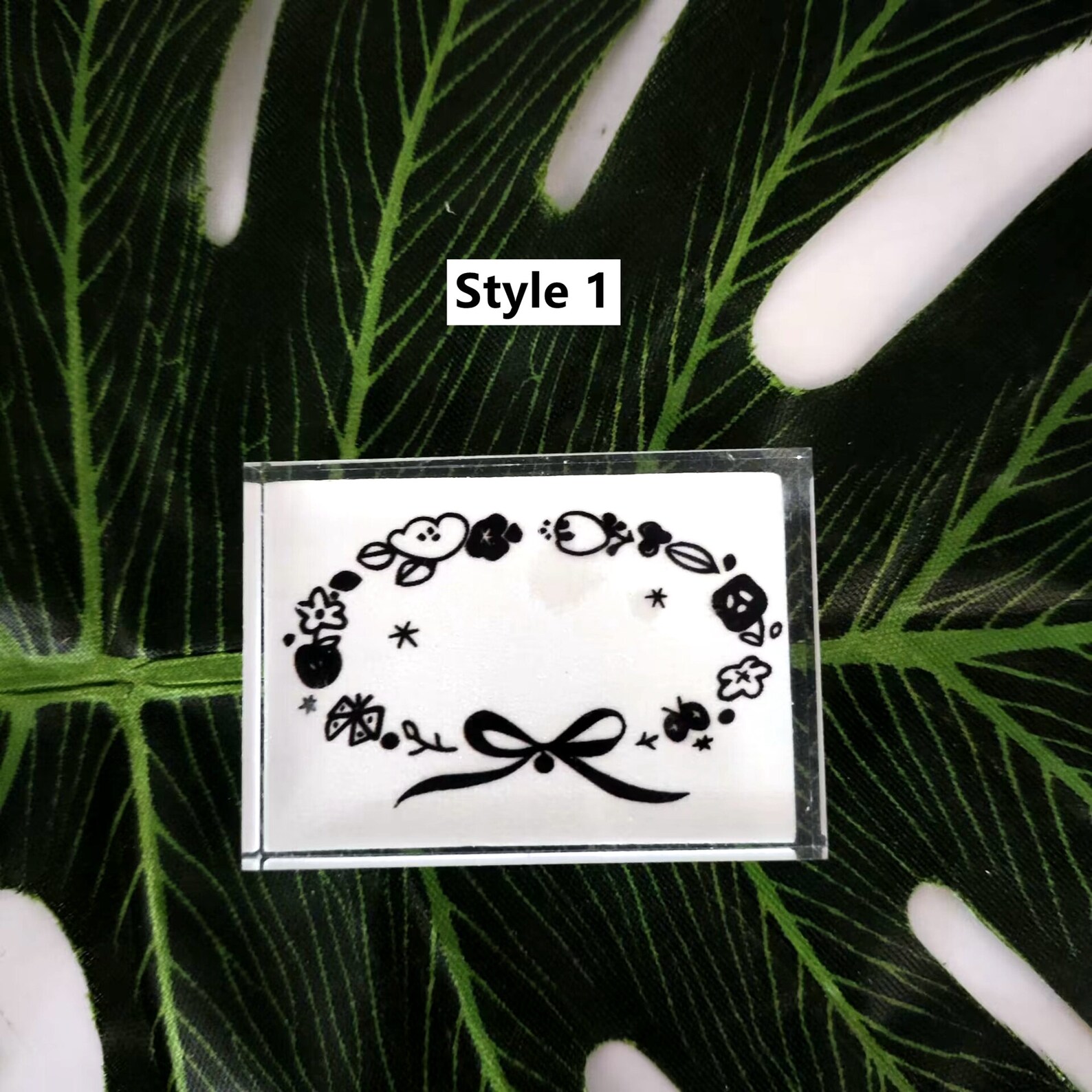 Clear Acrylic Lace Frame Stamp, Message Stamp, Card Making ...