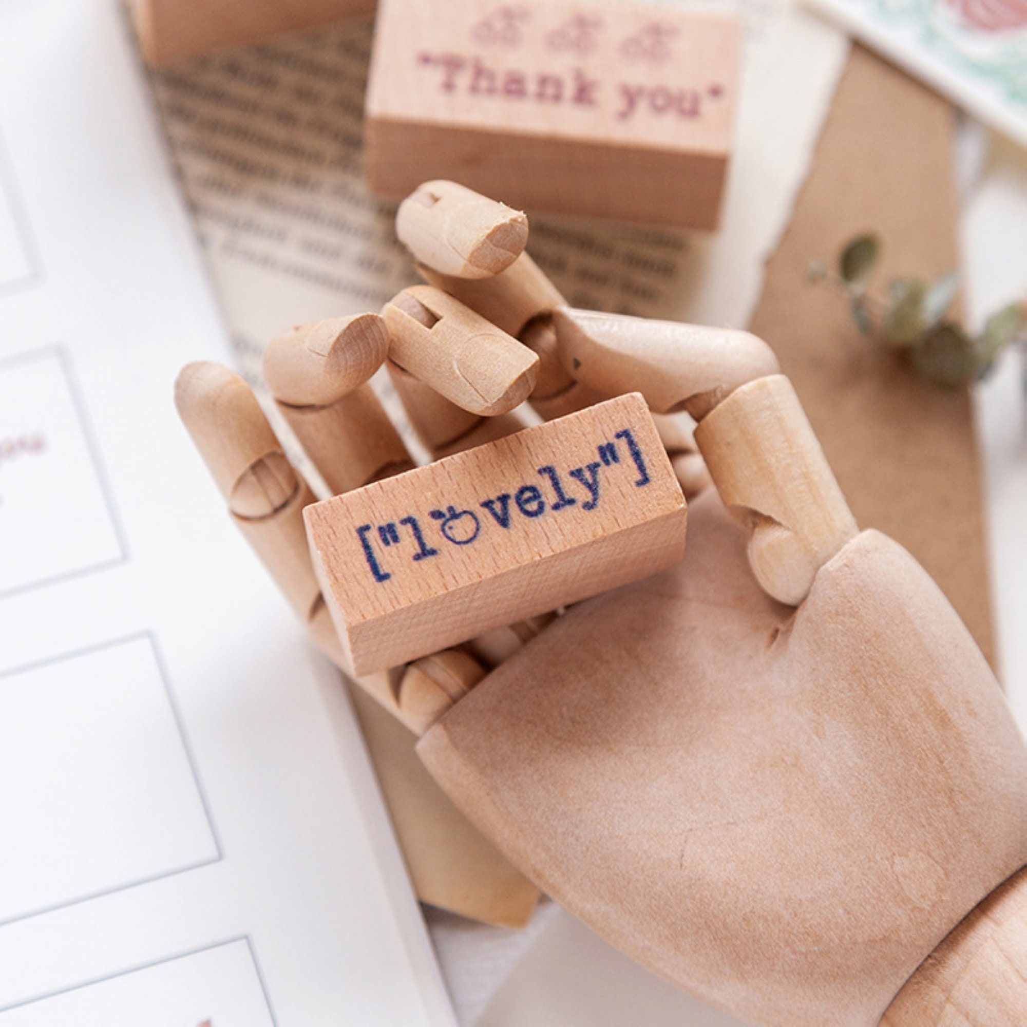 Greeting Stamp Letters Wooden Rubber Stamp for Card Making | Etsy