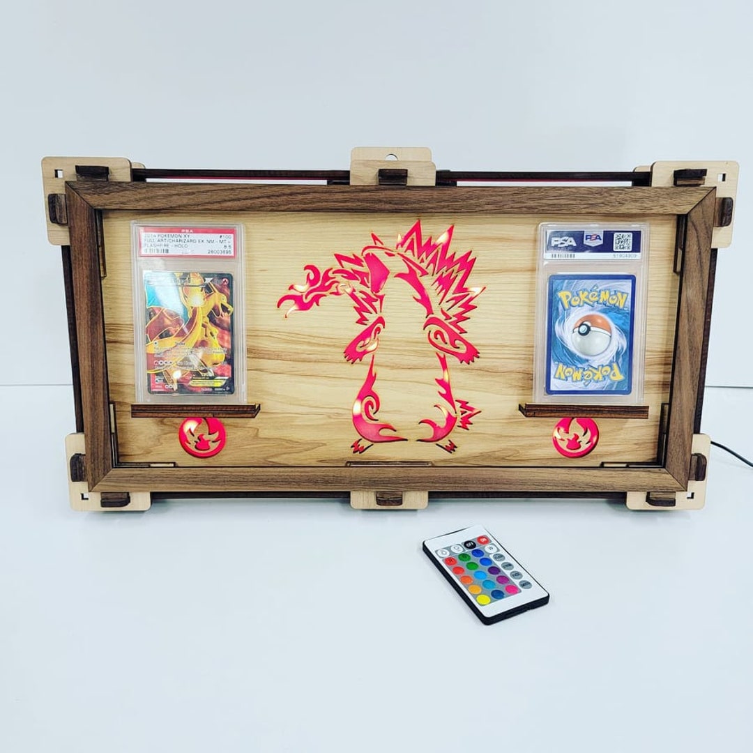 Typhlosion Card Diplay Pokemon TCG Display for Raw or Graded Cards Fits ...