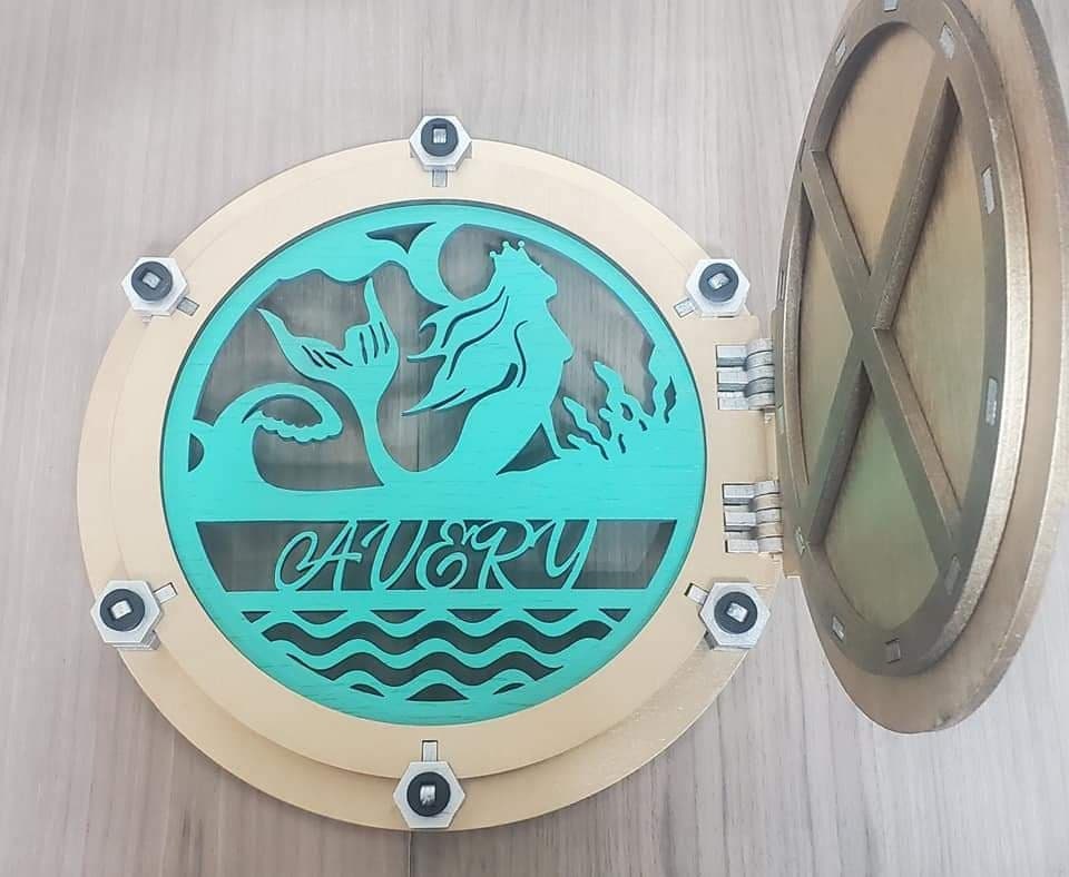 Glowforge Ready Ships Porthole SVG FILE ONLY Ship Freighter - Etsy