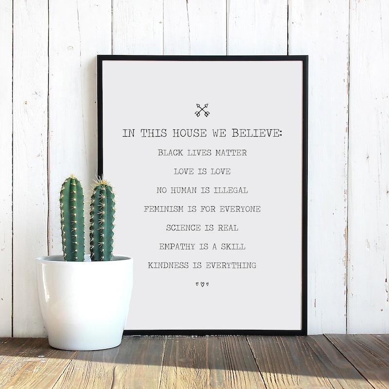 In This House We Believe - Etsy