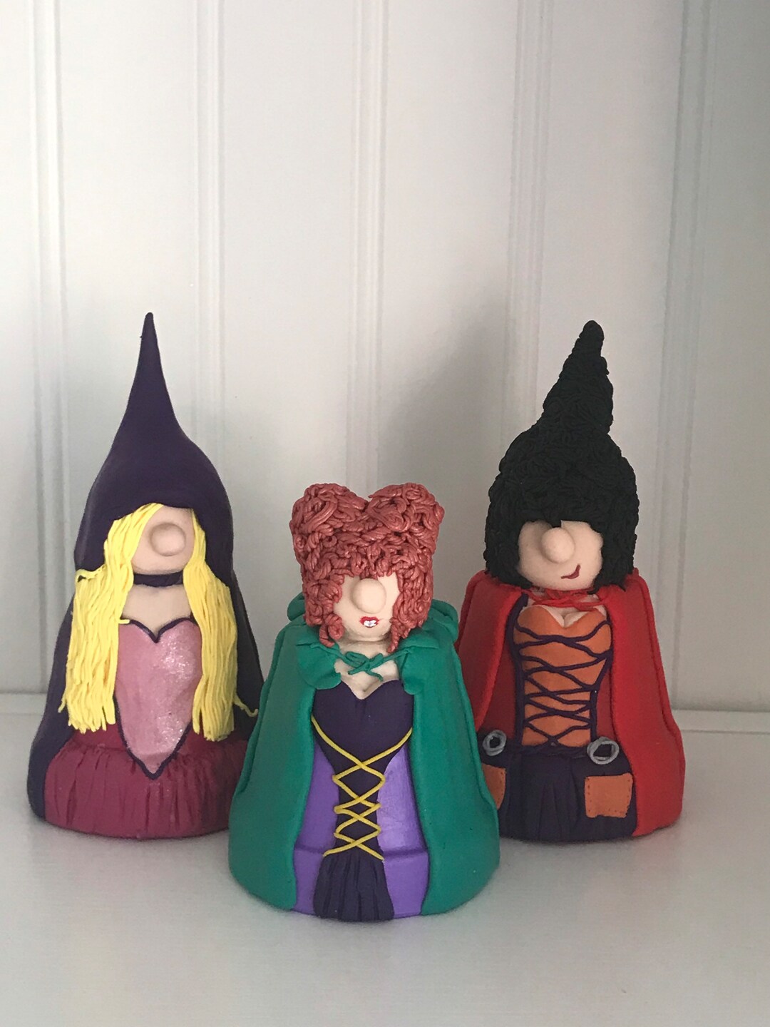 Set of Three Witches Hocus Pocus - Etsy