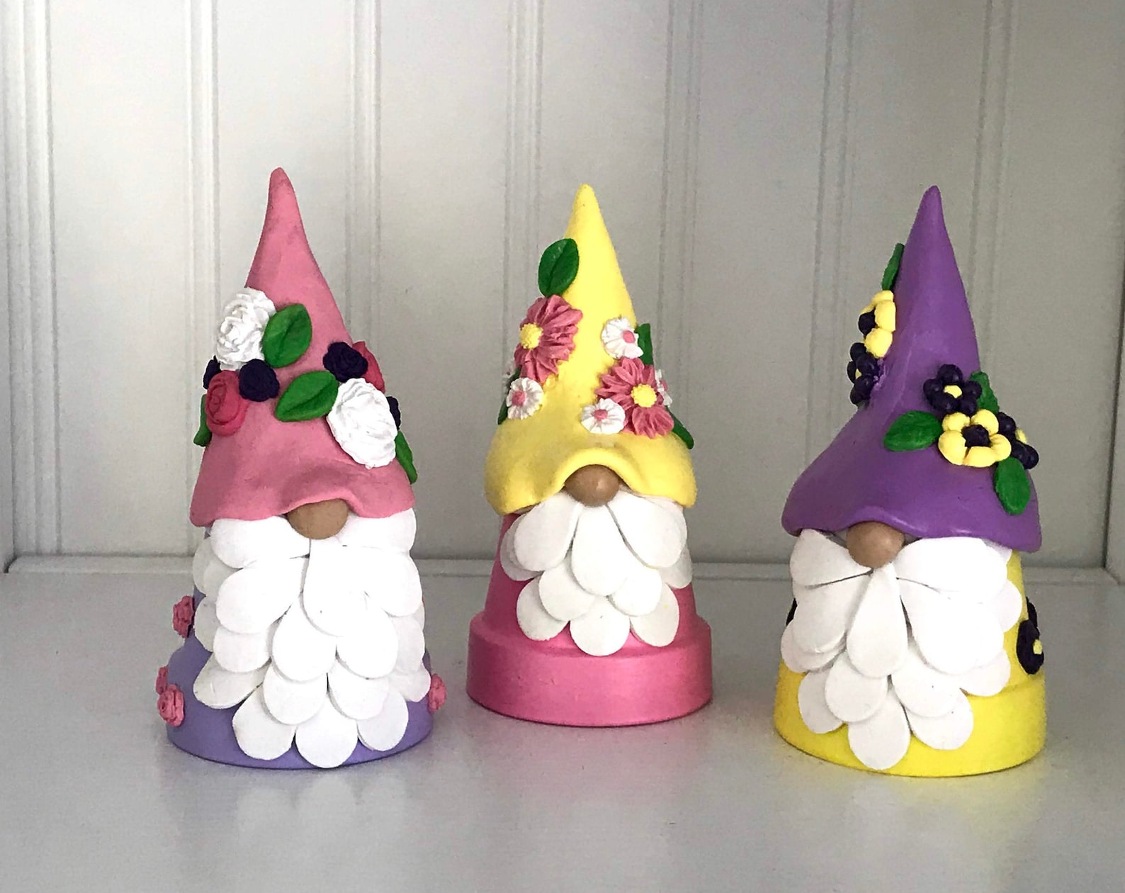 Set of Three Spring/summer Gnome - Etsy