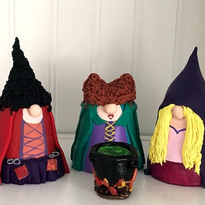 Set of Three Witches Hocus Pocus - Etsy
