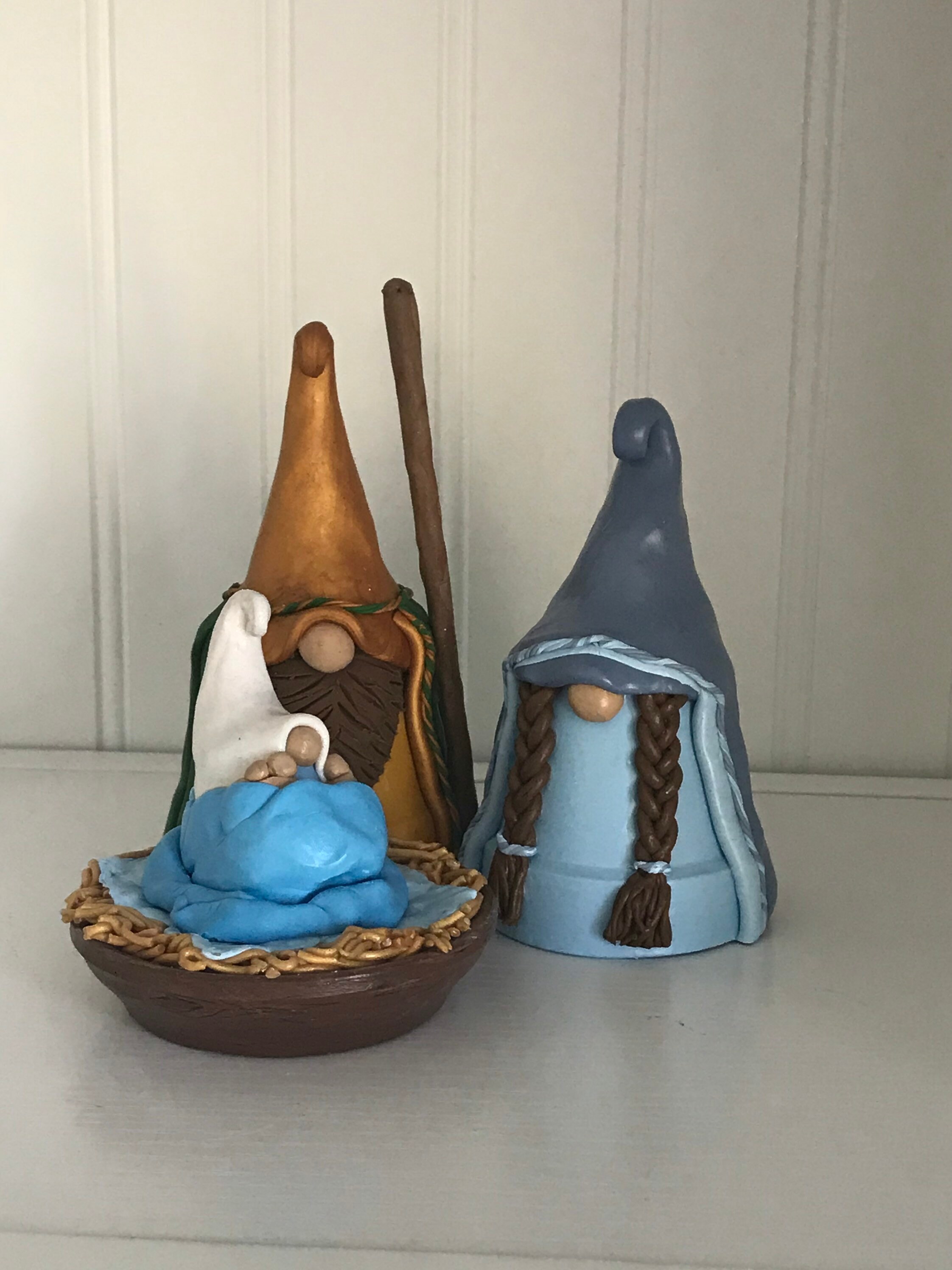 Mary Joseph and Baby Jesus 3-piece Gnome Nativity Set - Etsy Ireland