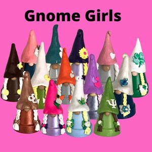 2x4-4.5 Gnome Girl Figurine - Etsy